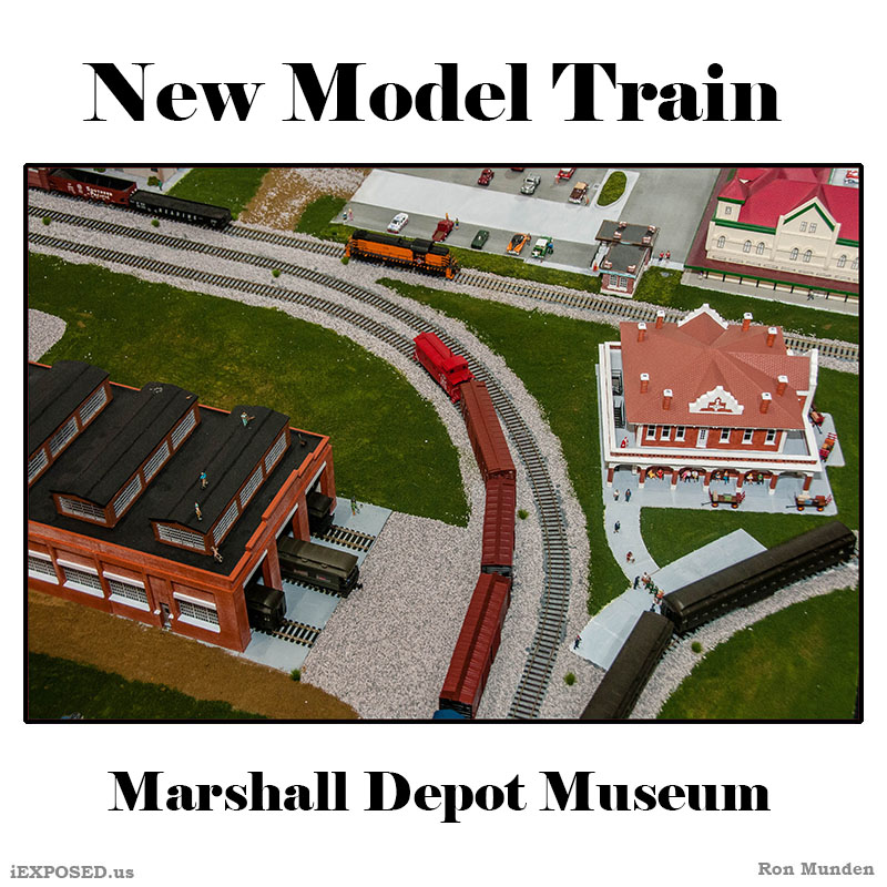 New Model Train at Marshall Depot Museum – iEXPOSED.us Blog